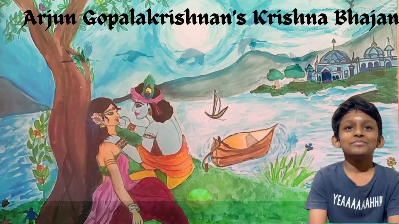 Radha Krishna Bajan | Arjun Gopalakrishnan - YouTube
