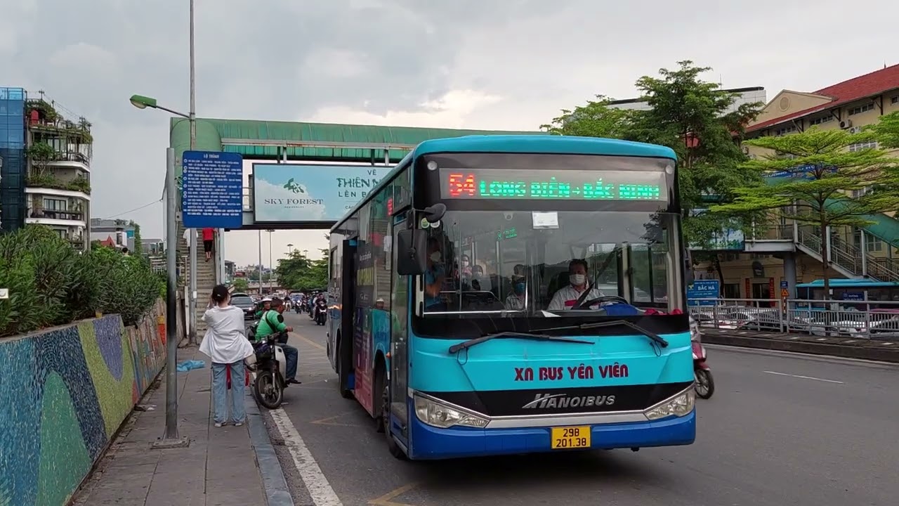 Tuyến 54: Long Biên - Bắc Ninh | Xe buýt Hà Nội - YouTube