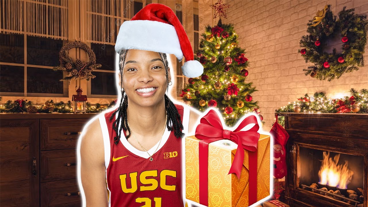 Secret Santa with USC Women's Basketball - YouTube