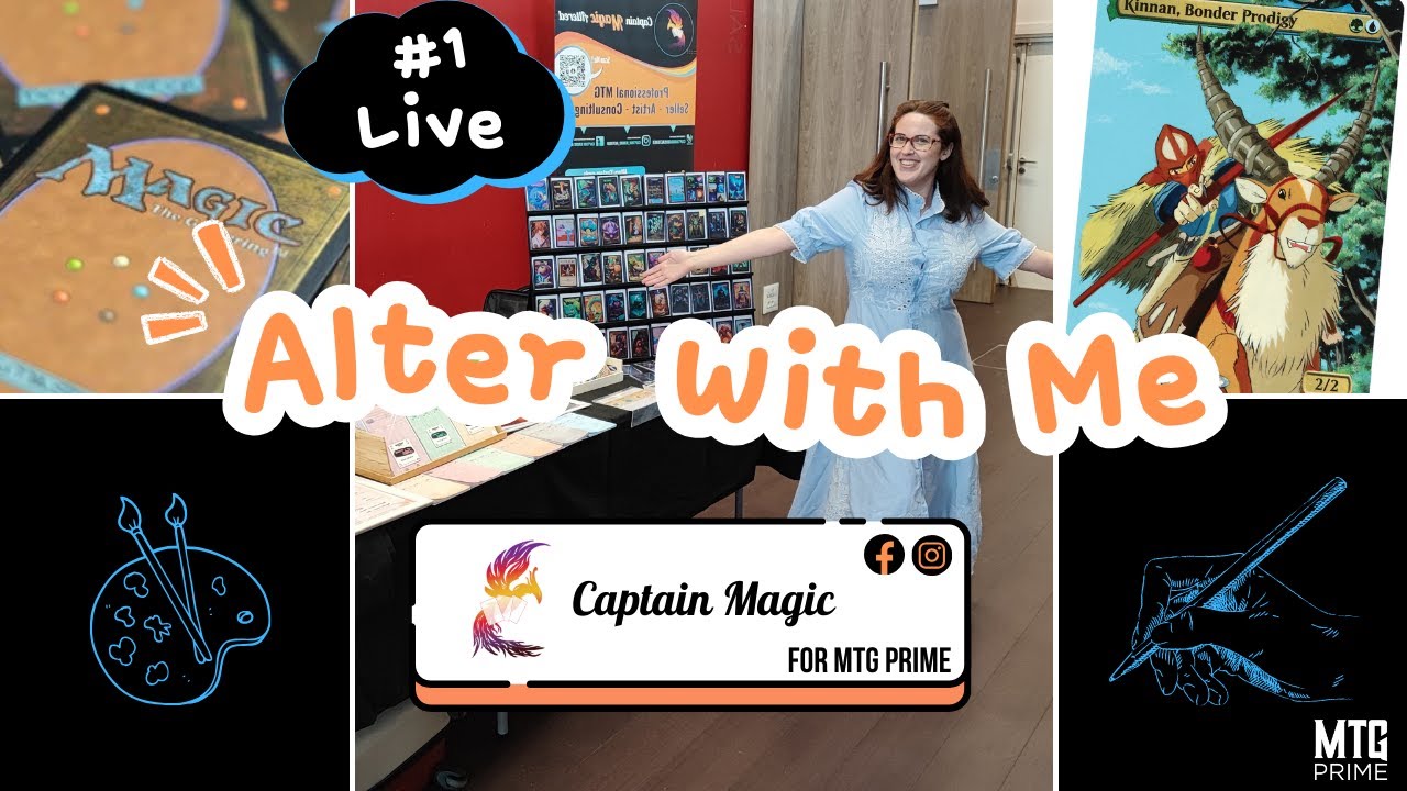 [Art MTG] Alterations avec Captain Magic – First live presentation - YouTube