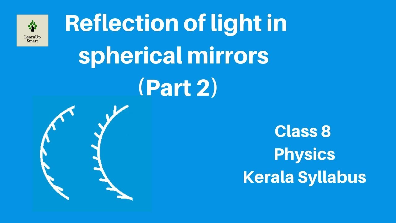 REFLECTION OF LIGHT IN SPHERICAL MIRRORS | CLASS 8 | PHYSICS | KERALA ...