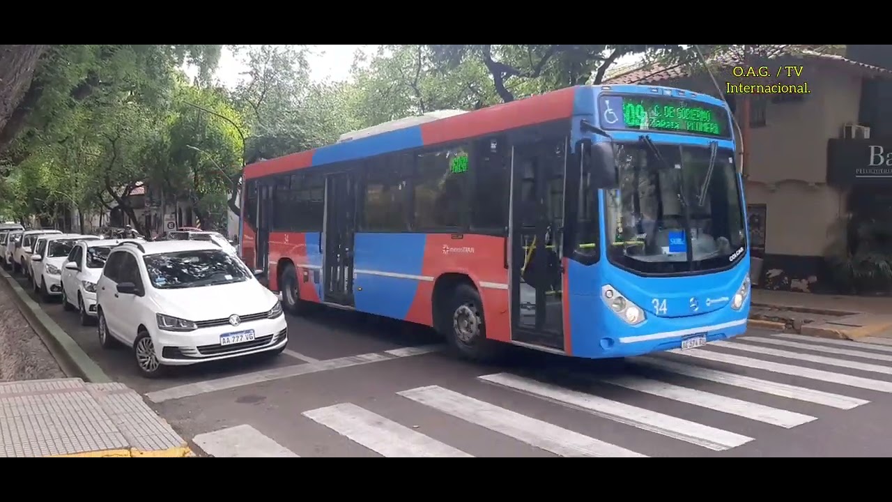 Los Coloridos Colectivos de la Ciudad de Mendoza.(Argentina). - YouTube