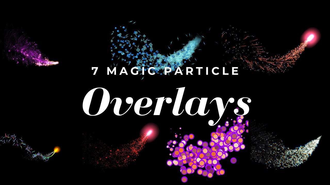 Particle Overlays For Edits. Particle Pack. 💫 - YouTube