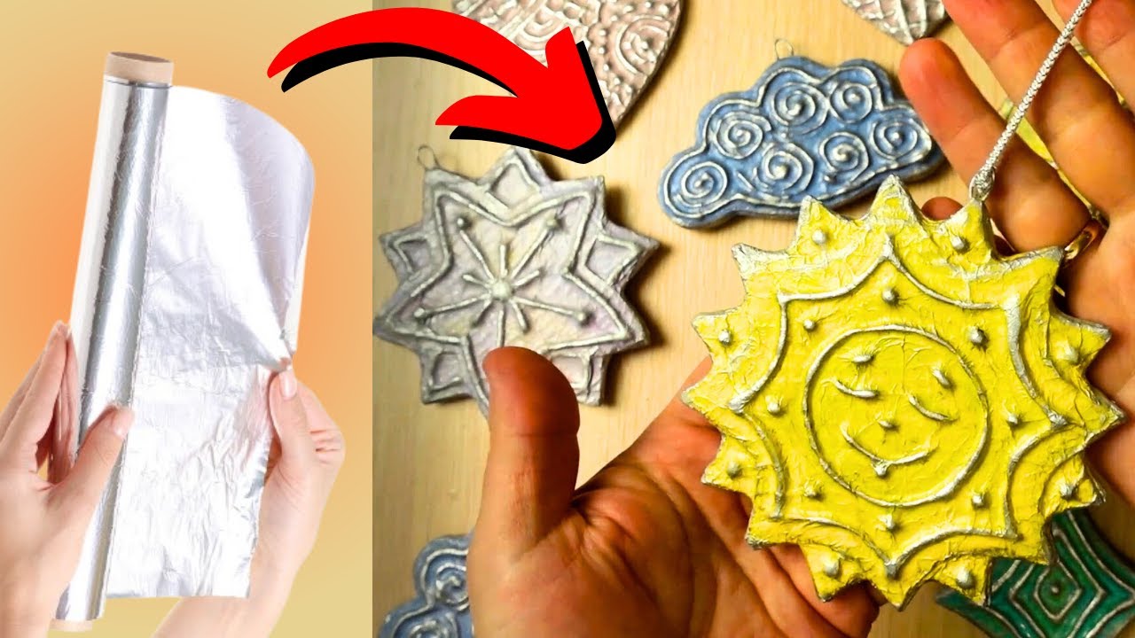DIY Foil Christmas Magic: Stunning Holiday Decorations 🎄 - YouTube