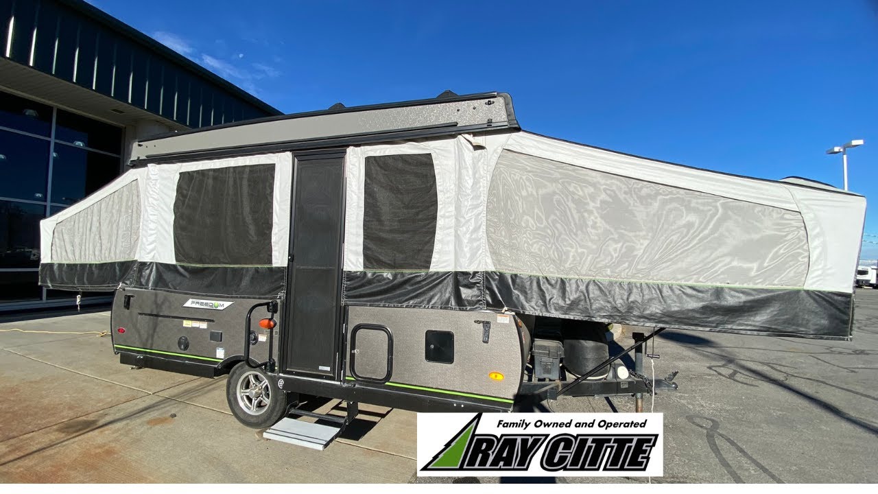 2018 Forest River Rockwood Freedom 2318G pop-up camper highlights ...