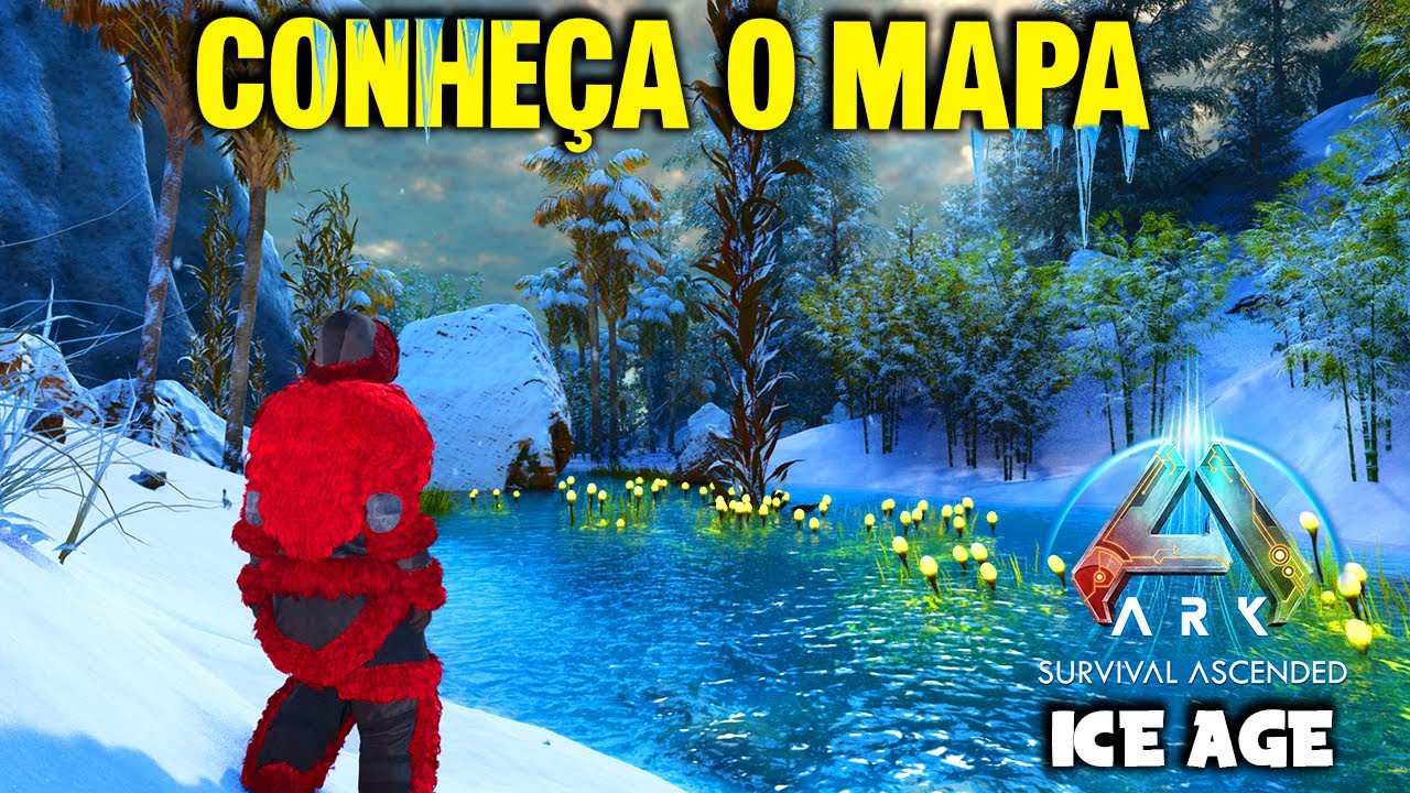 CONHEÇA O MAPA DE GELO ICE AGE Ark: Survival Ascended! - YouTube