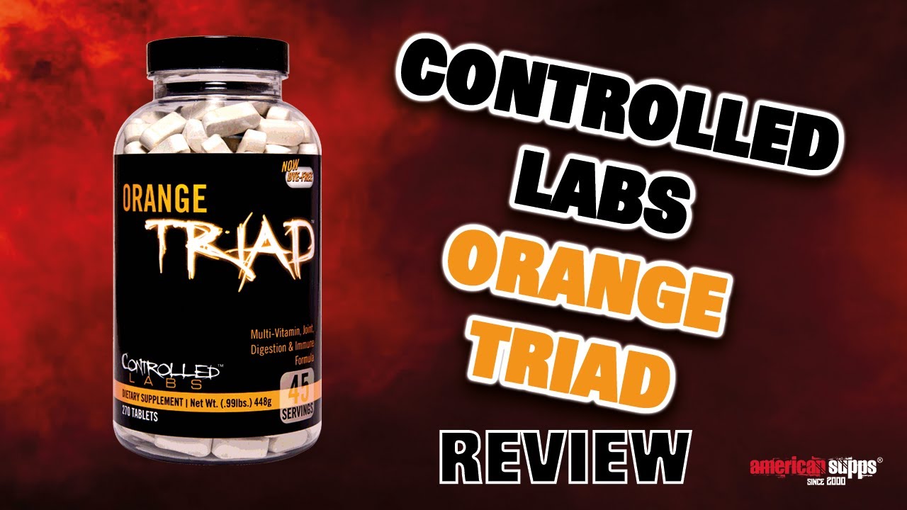CONTROLLED LABS ORANGE TRIAD Review | American Supps - YouTube