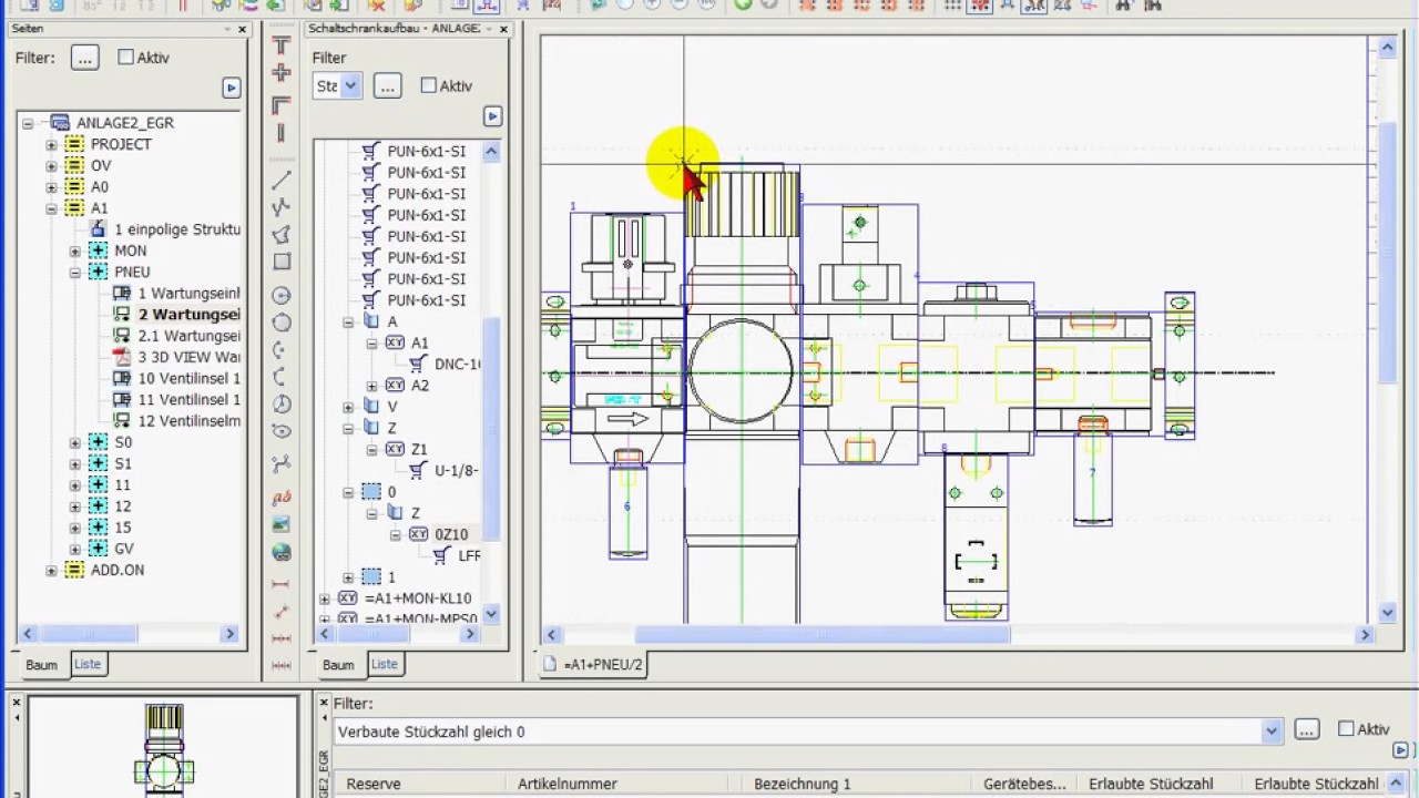 Tutorial EPLAN Fluid Aufbauzeichnungen und Montageplattendarstellungen Projektieren in 2D - YouTube