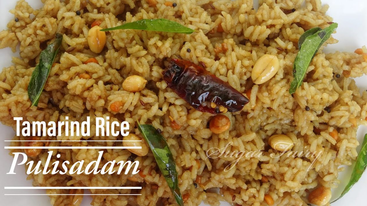 Tamarind rice (Puli Sadam) | Puliyodharai | kovil Puliyodharai Paste ...