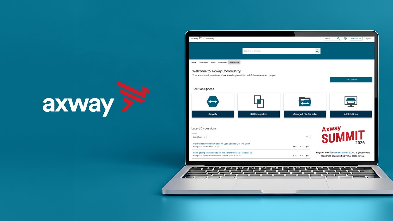 Learn, Connect, and Grow with the Axway Community - YouTube