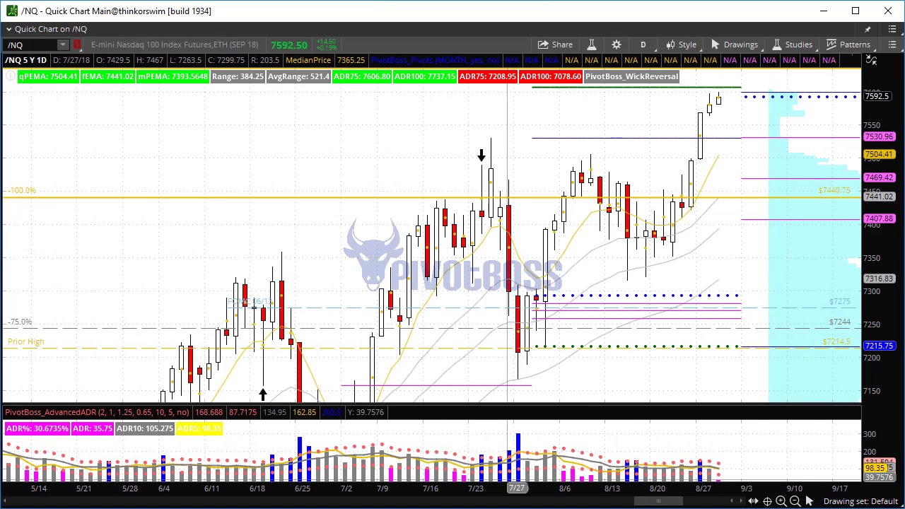 PivotBoss Pre-Market Video [Aug 29, 2018]: Narrow Ranges Developing ...