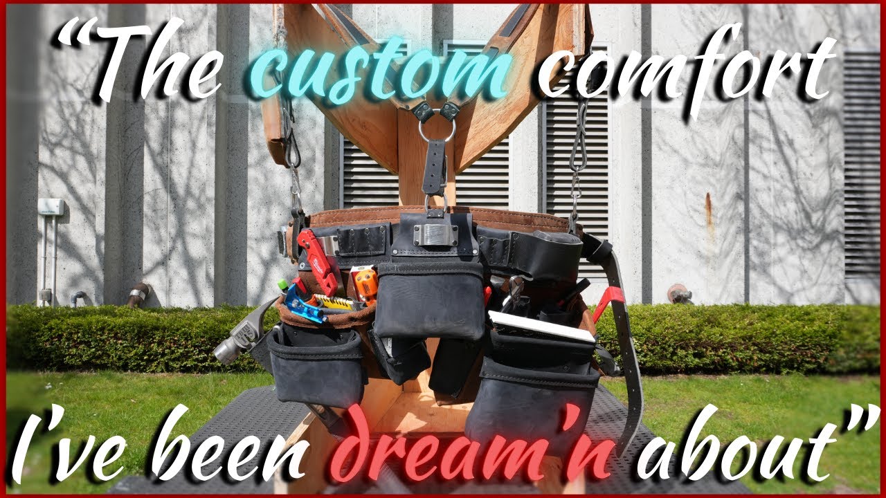 Akribis leather Modular carpentry Tool belt review. - YouTube