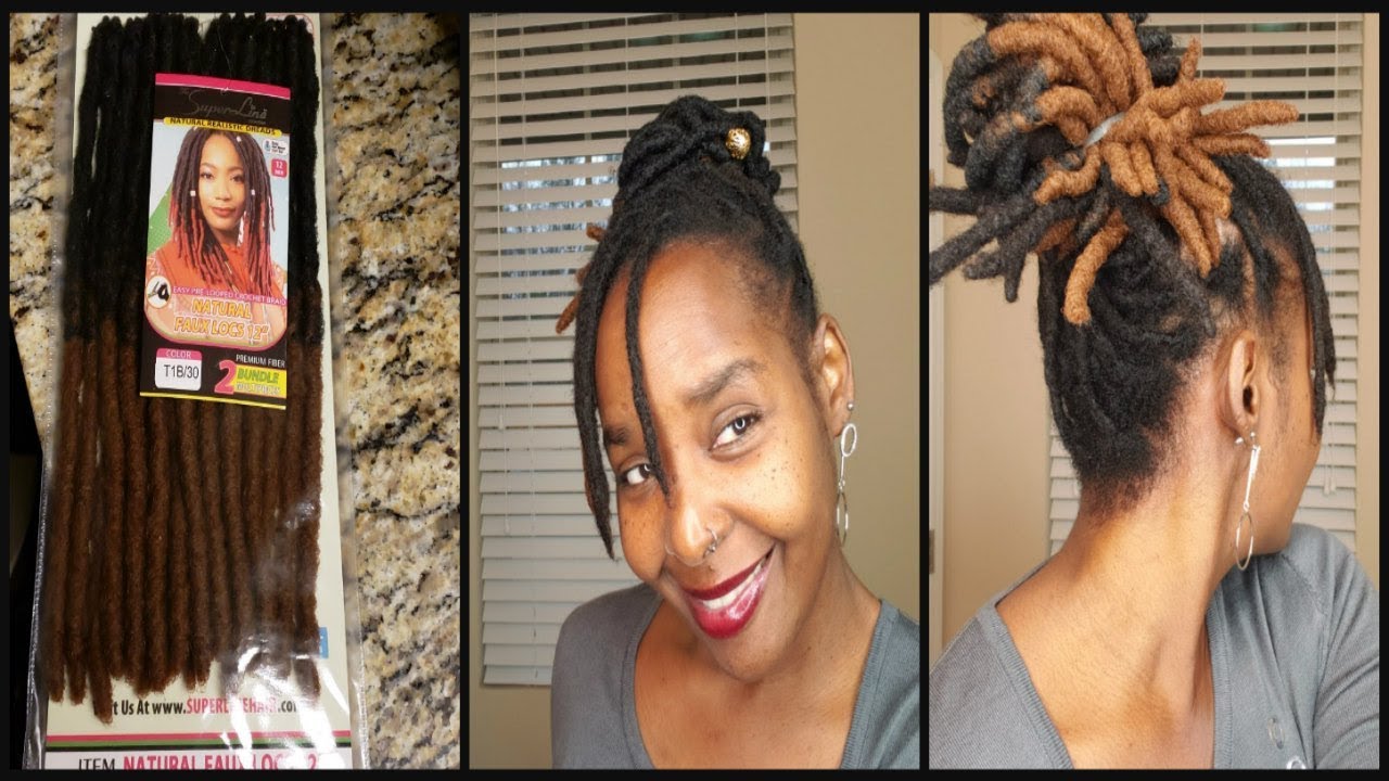 Crochet Loc Messy Bun | FAKE IT till You Make it! - YouTube
