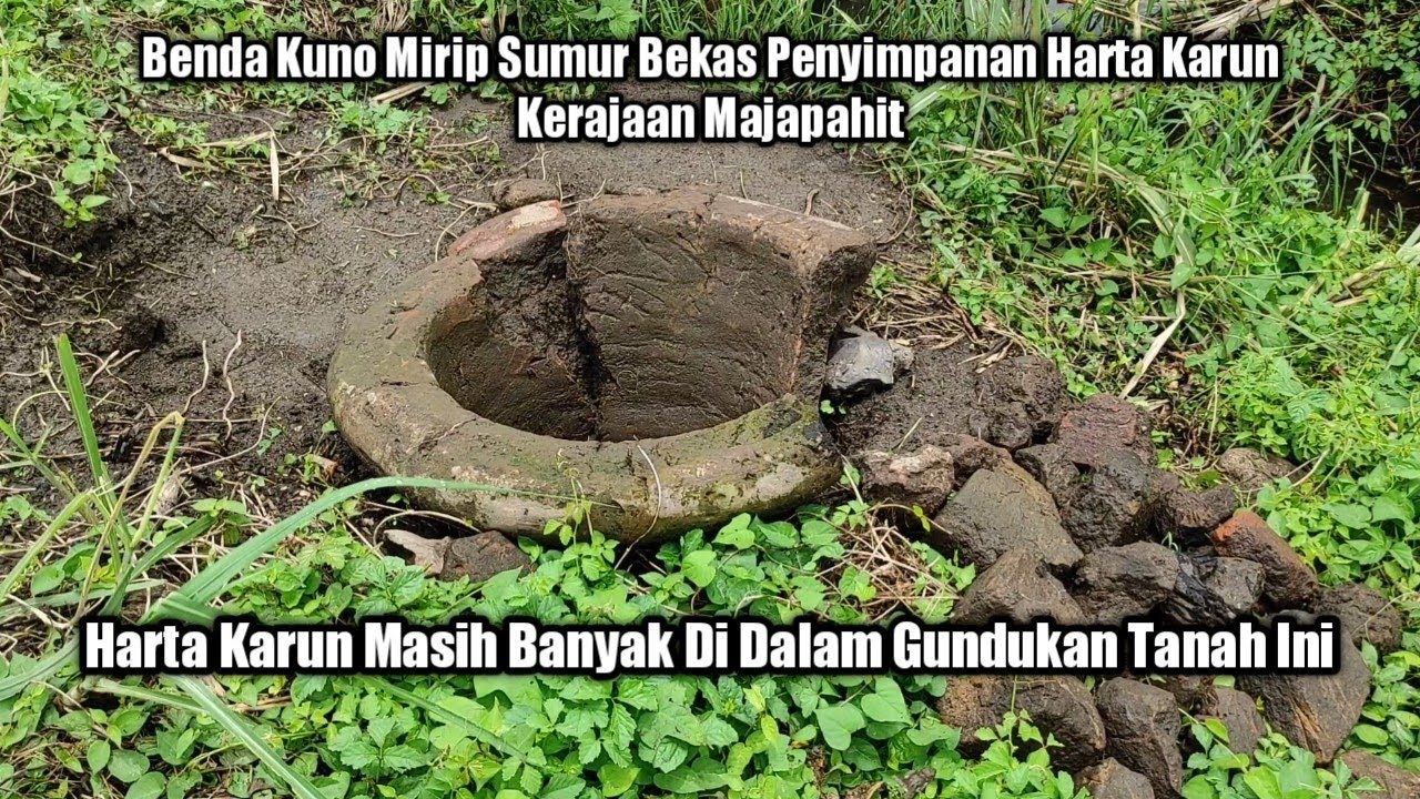 Penemuan Sumur Kuno Jaman Kerajaan Majapahit Di Tengah Sawah Desa ...