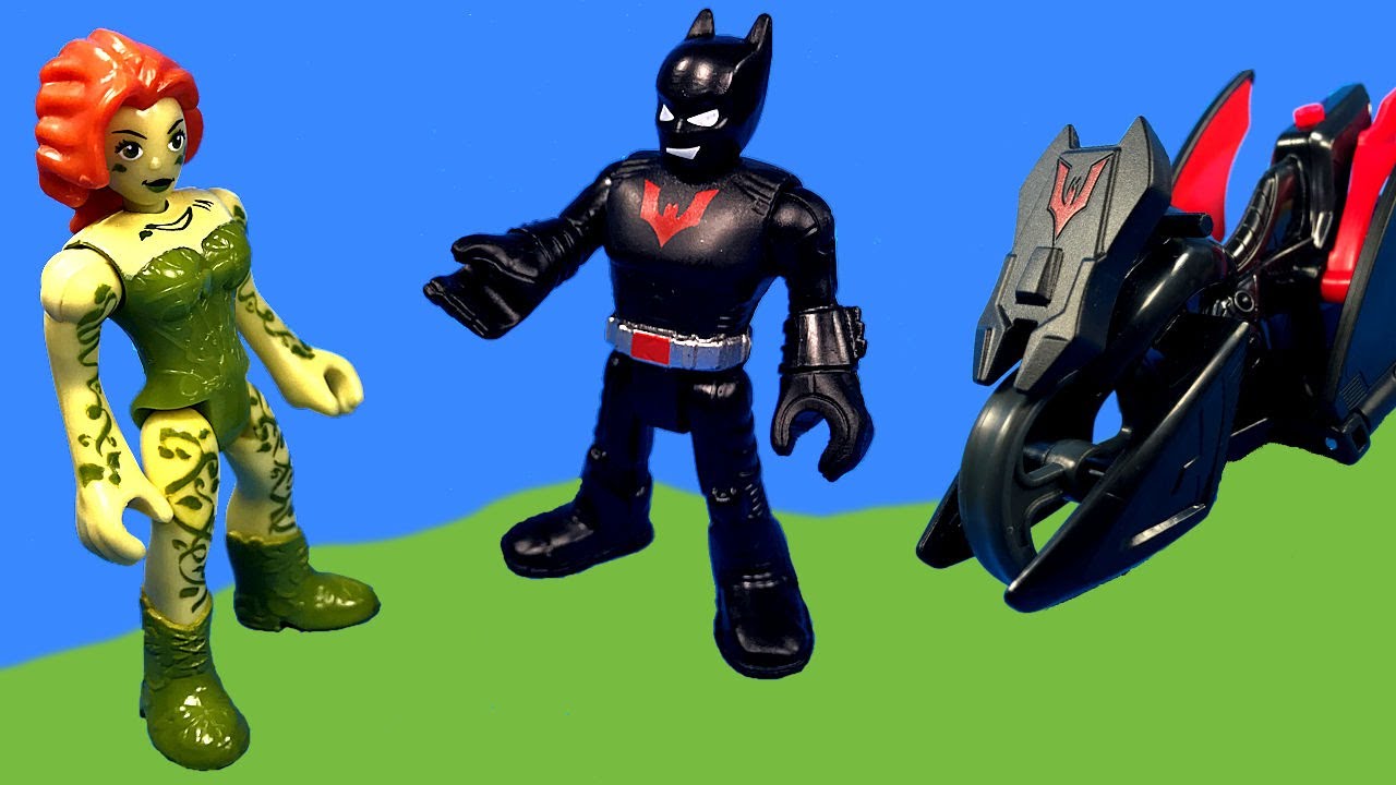 Imaginext Batman Beyond Visits Poison Ivy While Nightwing Is Gone Toy ...