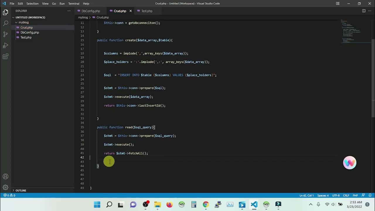 Object Oriented php - Build real website using php and OOP part3 - YouTube