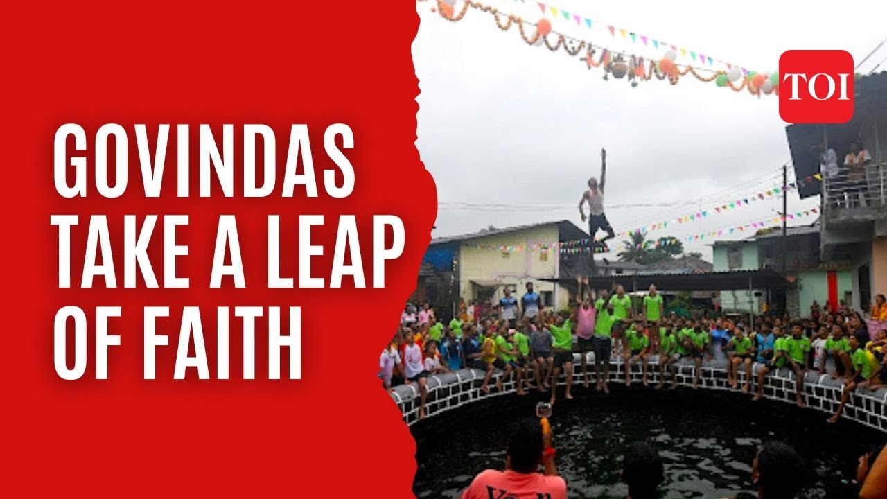 Mumbai's Dahi handi with a twist: Kurdus Village Puts a Creative Spin ...