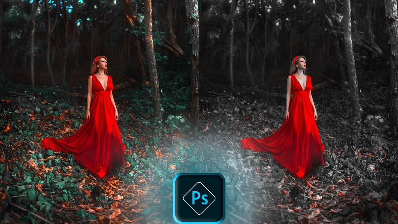 How to create color splash effect in | PHOTOSHOP | with in minute - YouTube