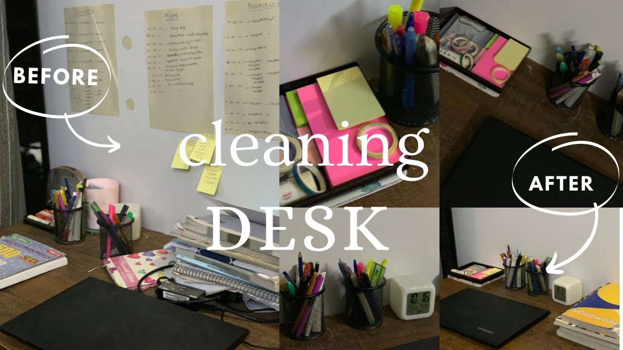 |cleaning my study desk after exams|📚👩🏻‍💻📑#cleaning #organization # ...