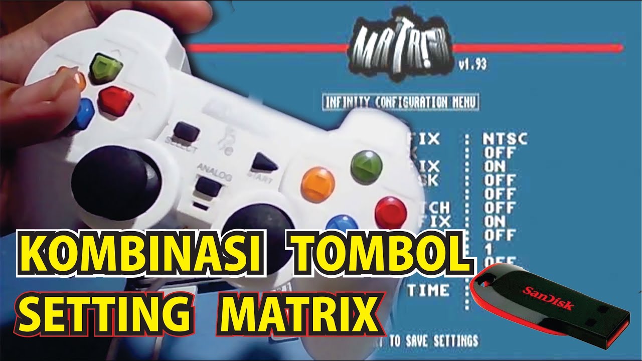 setting matrix playstation 2 dan penjelasannya - YouTube
