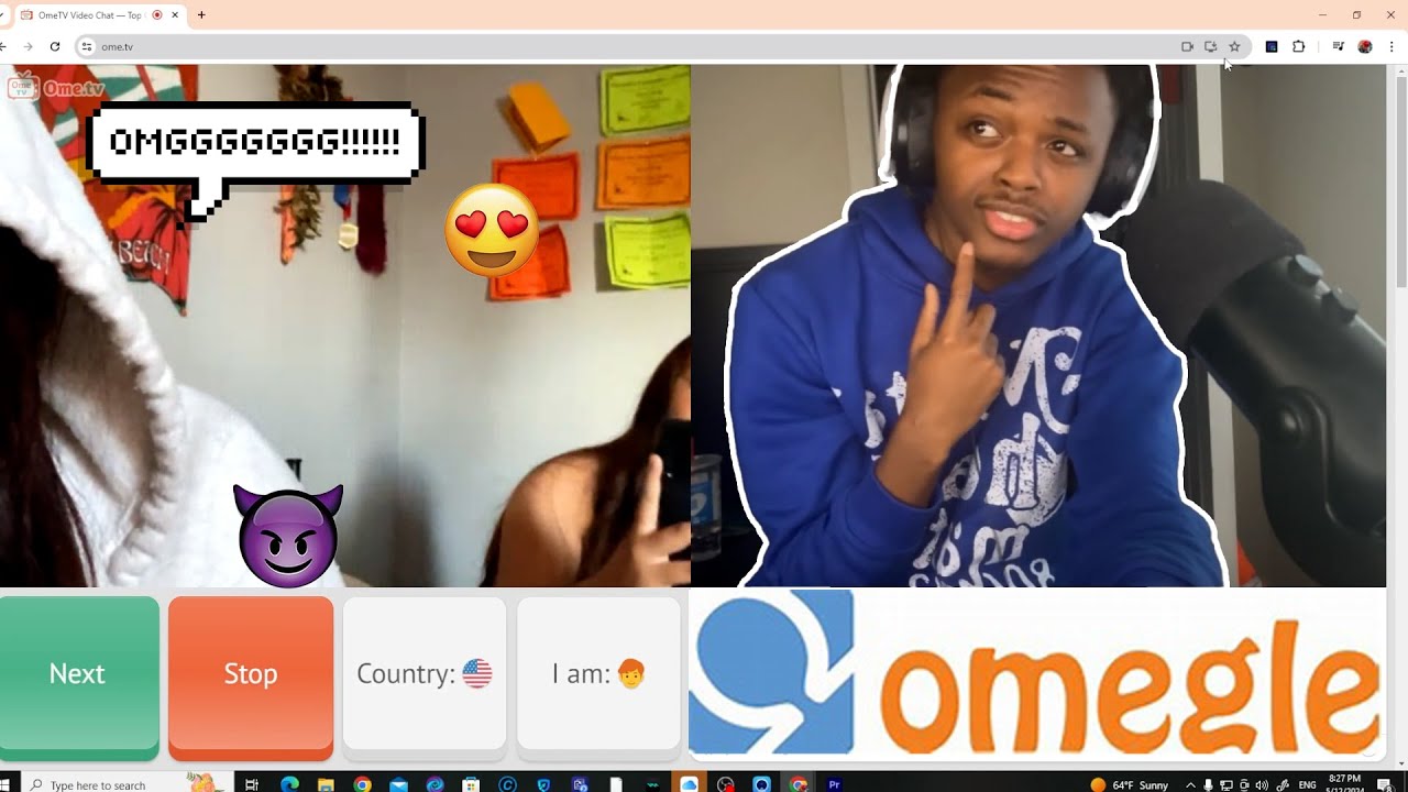 Rizzing Up Girls In Omegle Youtube