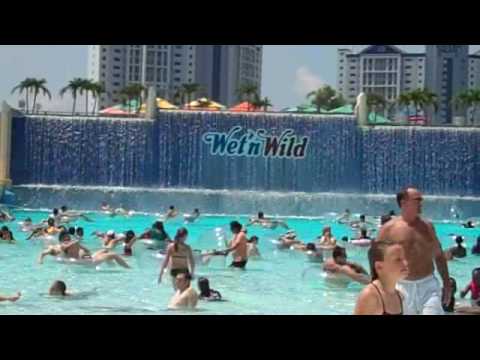 Wet N Wild Wave Pool - YouTube