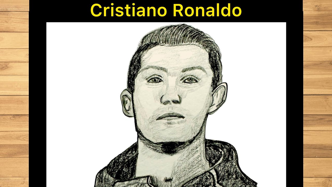 how to draw ronaldo al nassr | step by step easy | cómo dibujar a ...