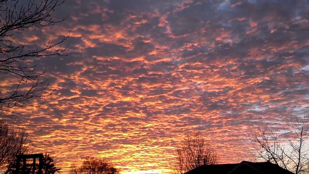 Beautiful morning sky Springfield MO - YouTube
