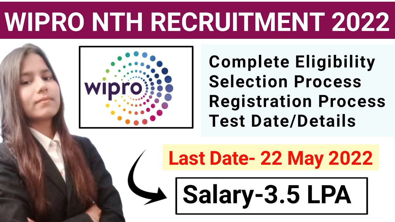 Wipro NTH Recruitment 2022 | Wipro NTH Registration Process 2022 ...
