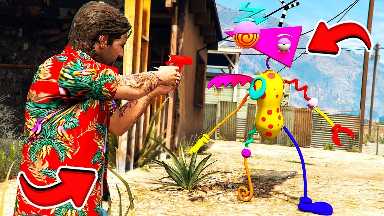 Я НАШЁЛ ЗУБЛА из УДИВИТЕЛЬНЫЙ ЦИФРОВОЙ ЦИРК в ГТА 5 МОДЫ! THE AMAZING ...