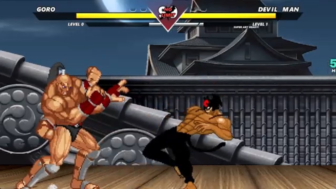 GORO VS DEVIL-MAN | INSANELY EPIC M.U.G.E.N BATTLE - YouTube