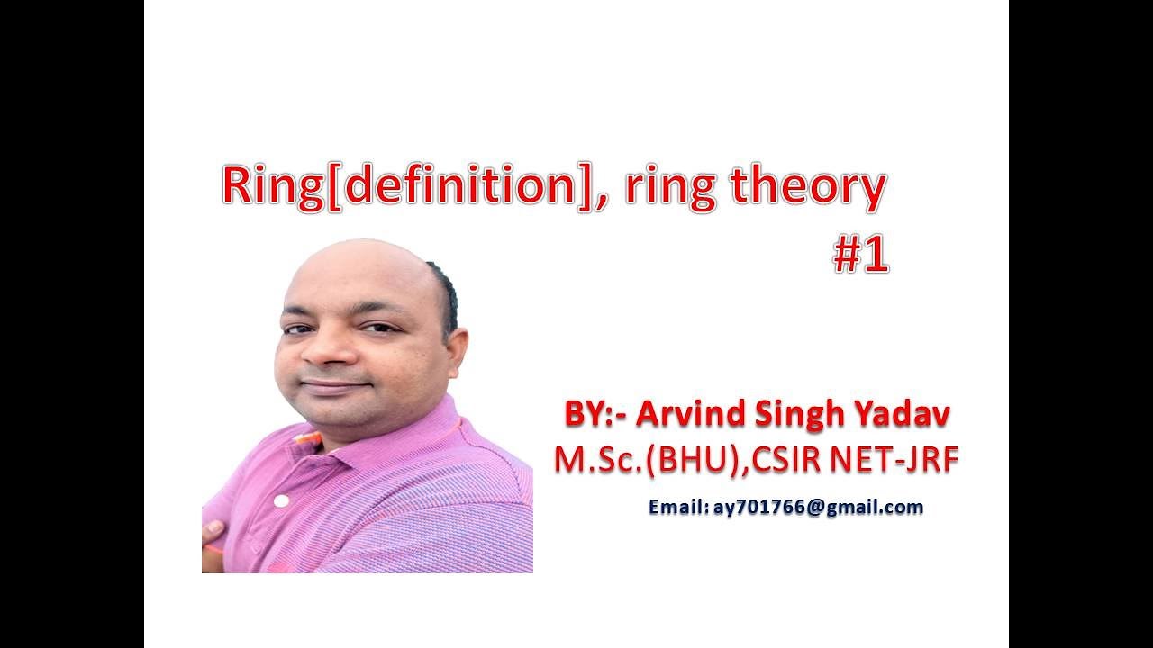 Ring(definition), Ring theory - YouTube