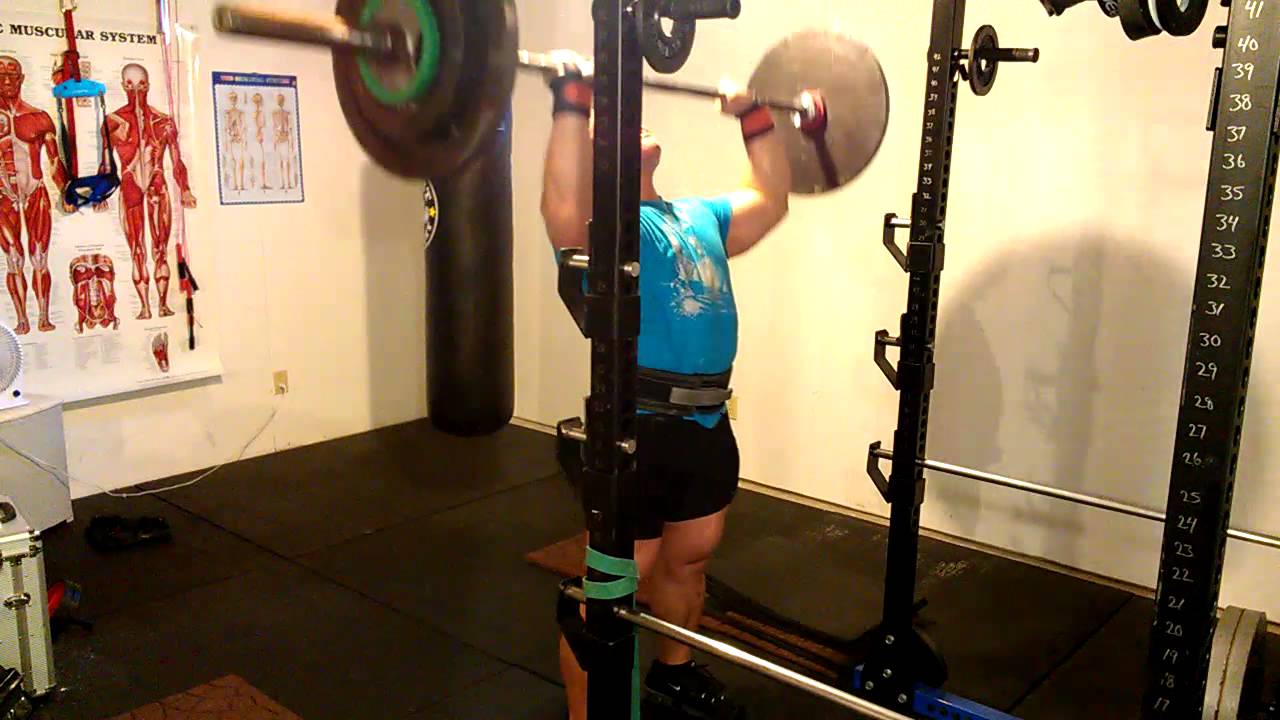 Overhead Press: 200 lb x 7 (7RM) - YouTube