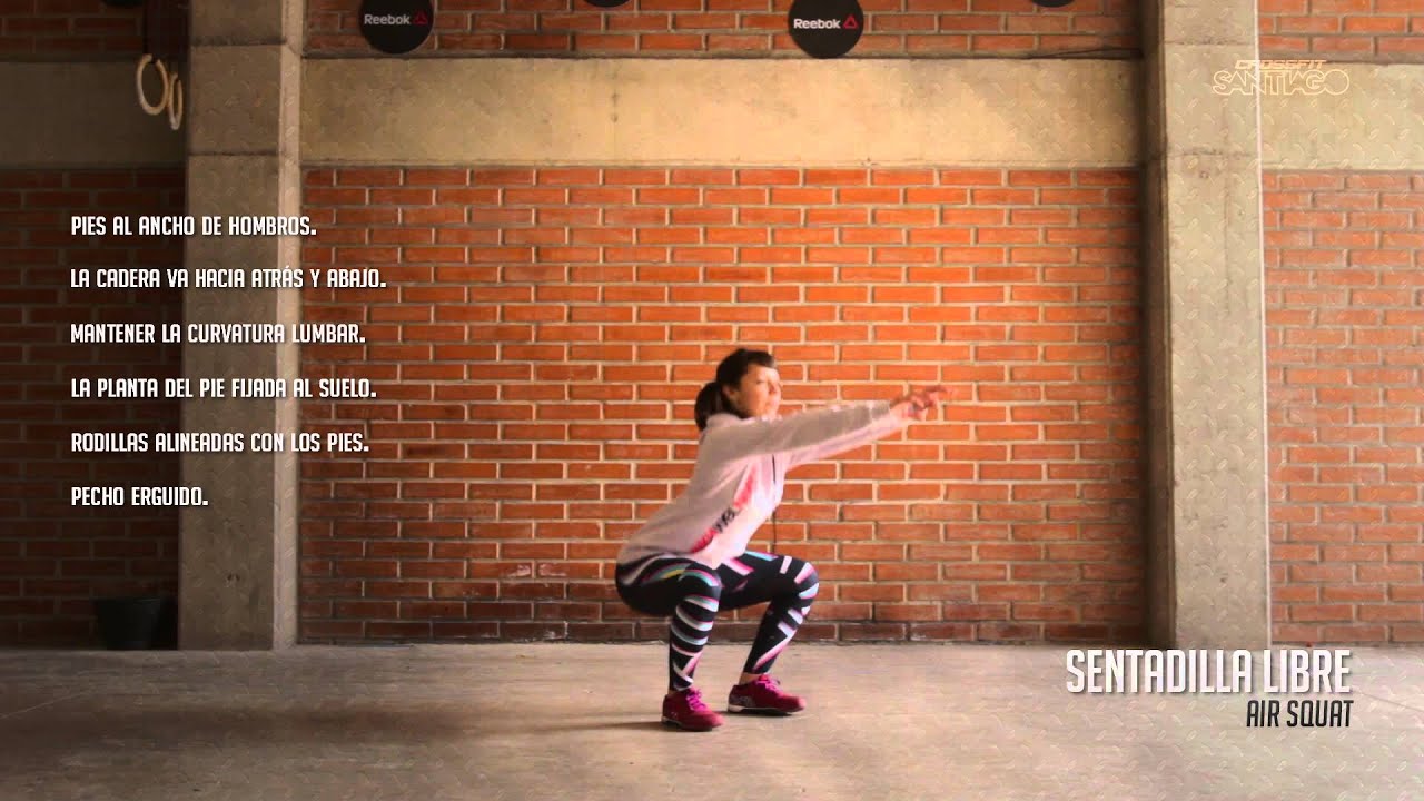 Sentadilla libre - Air squat - YouTube