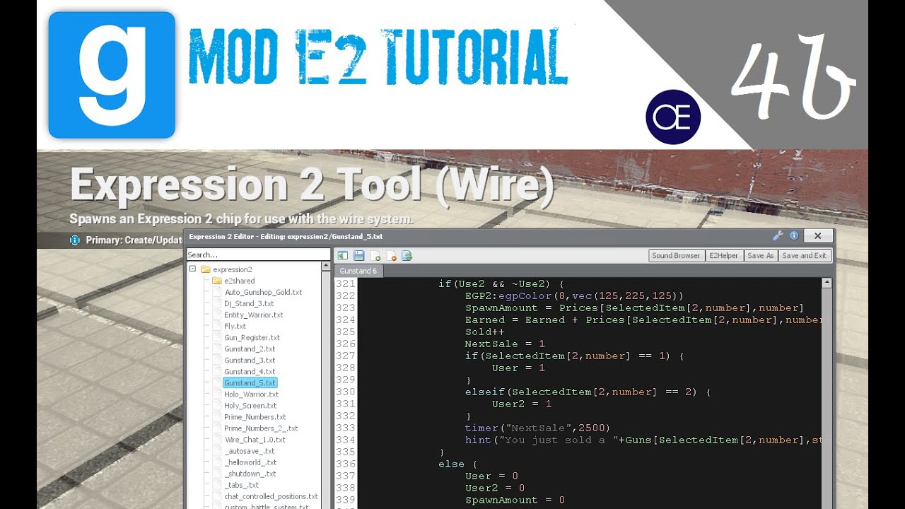 [Gmod] Expression 2 Tutorial 4b: Vectors - Mathmatical Examples - YouTube