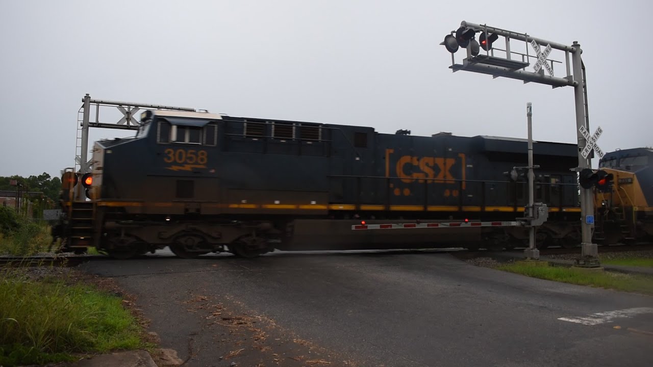 CSXT 3058 Leads CSX Train F779 At Joanna SC On The CN&L Subdivision - YouTube