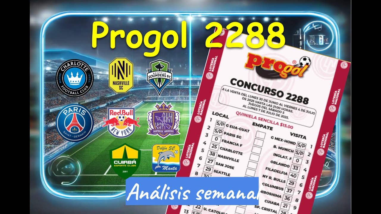🤖⚽ PROGOL #2288 Momios, H2H y Análisis basado en datos - YouTube