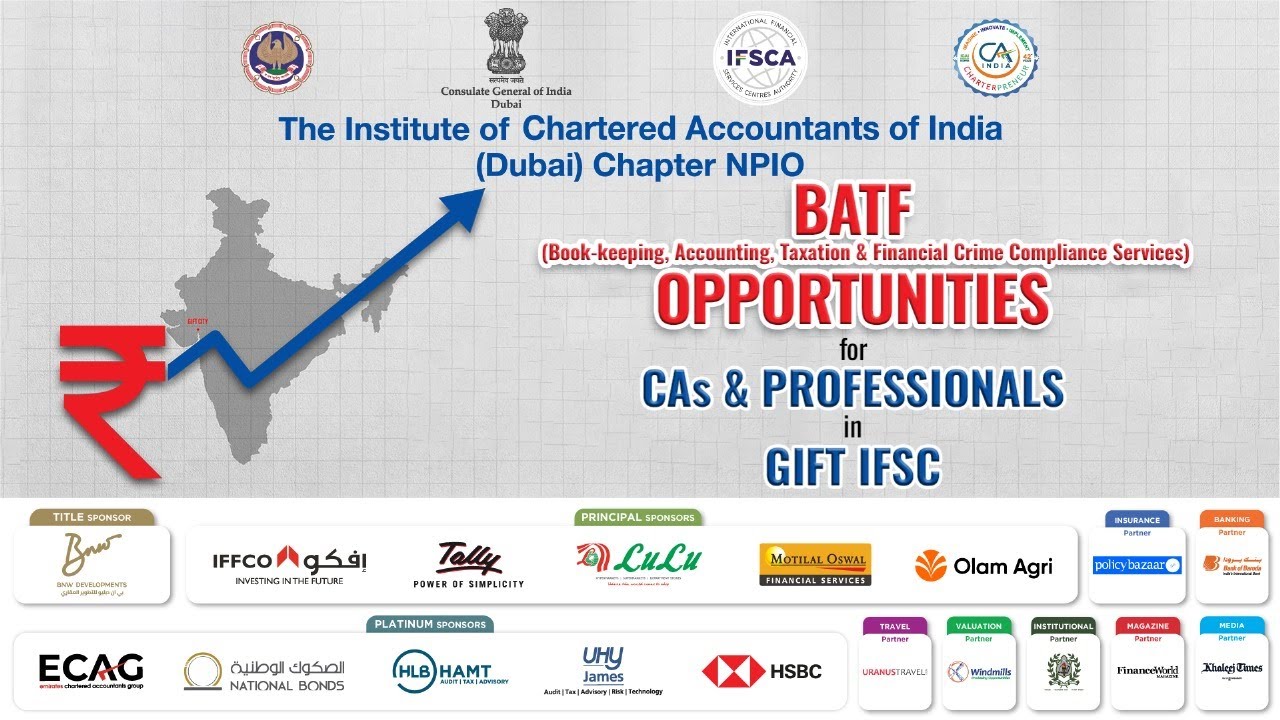 BATF opportunities for CAs & other professionals in GIFT City event ...