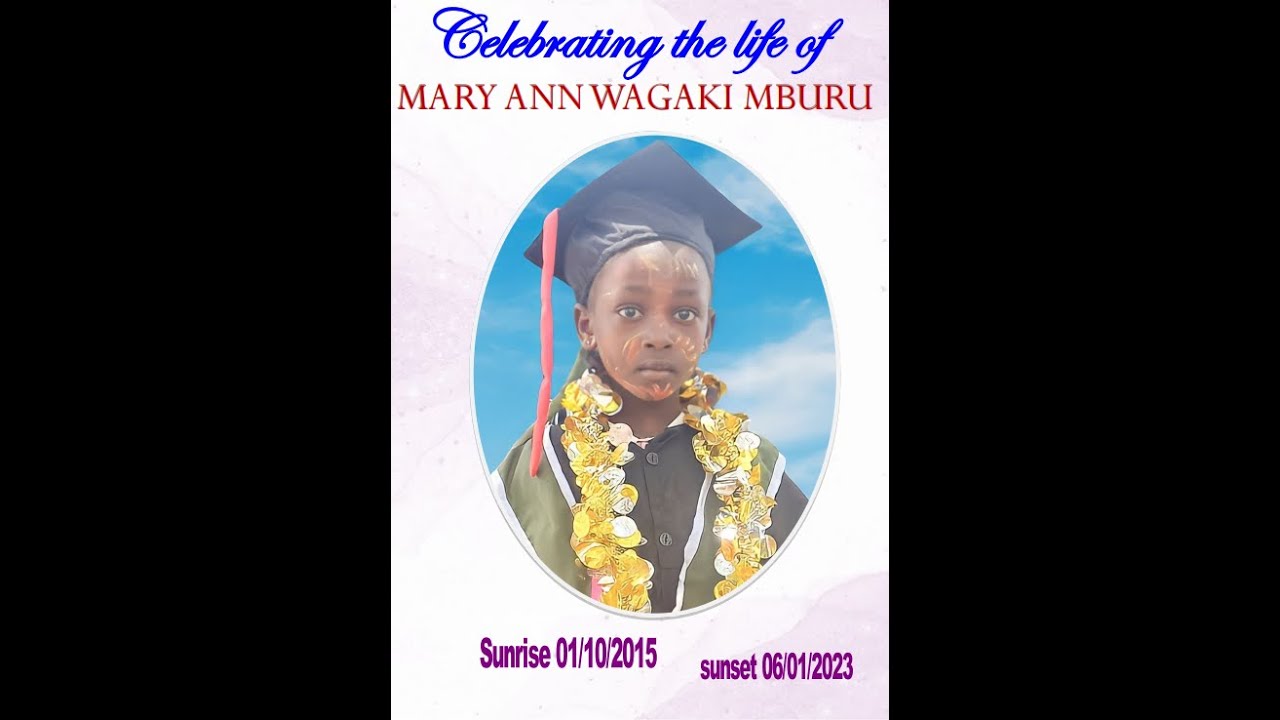 Celebrating the life of MARY ANN WAGAKI MBURU - YouTube