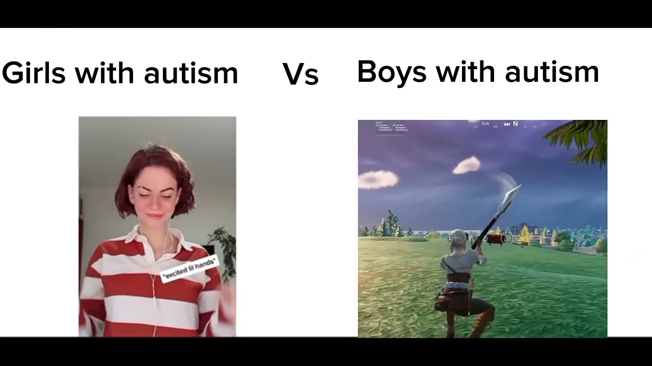 Girls with autism vs Boys with autism. Fortnite version. #fortnite # ...