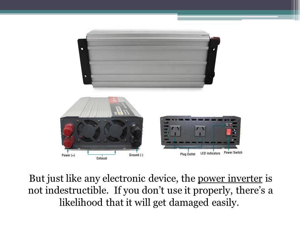 Inverter safety tips and general information - YouTube