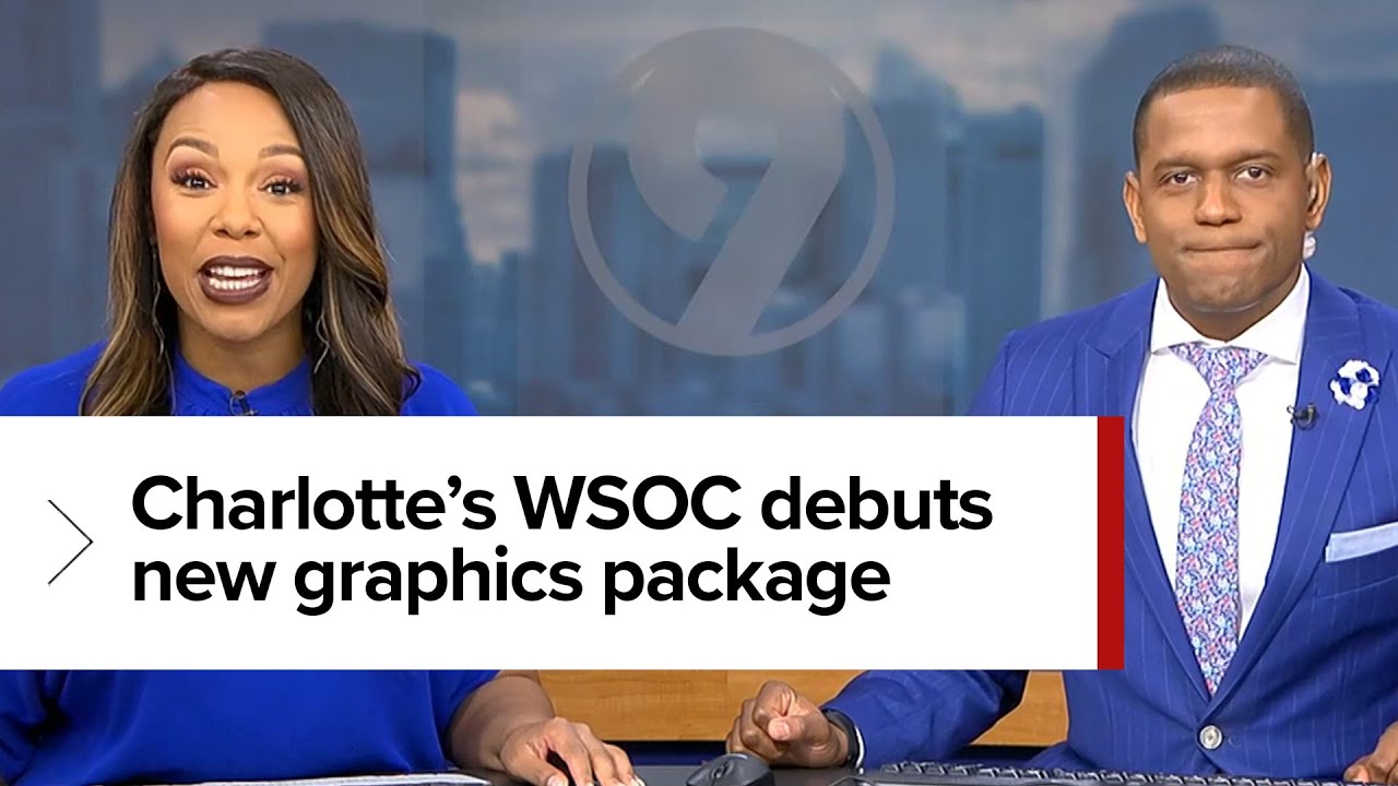 WSOC: Charlotte's 'Eyewitness News' new graphics minicut - YouTube