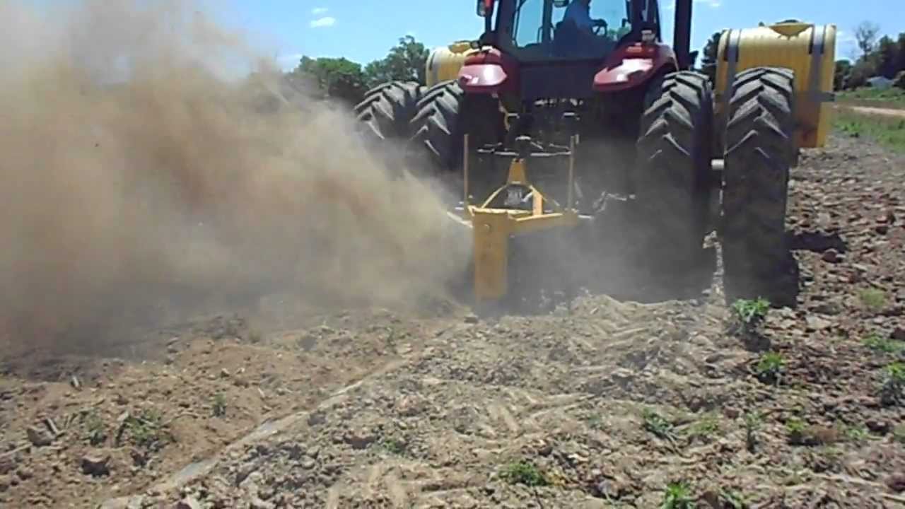 AMCO's rotary ditcher AD20-18 1000 PTO - YouTube