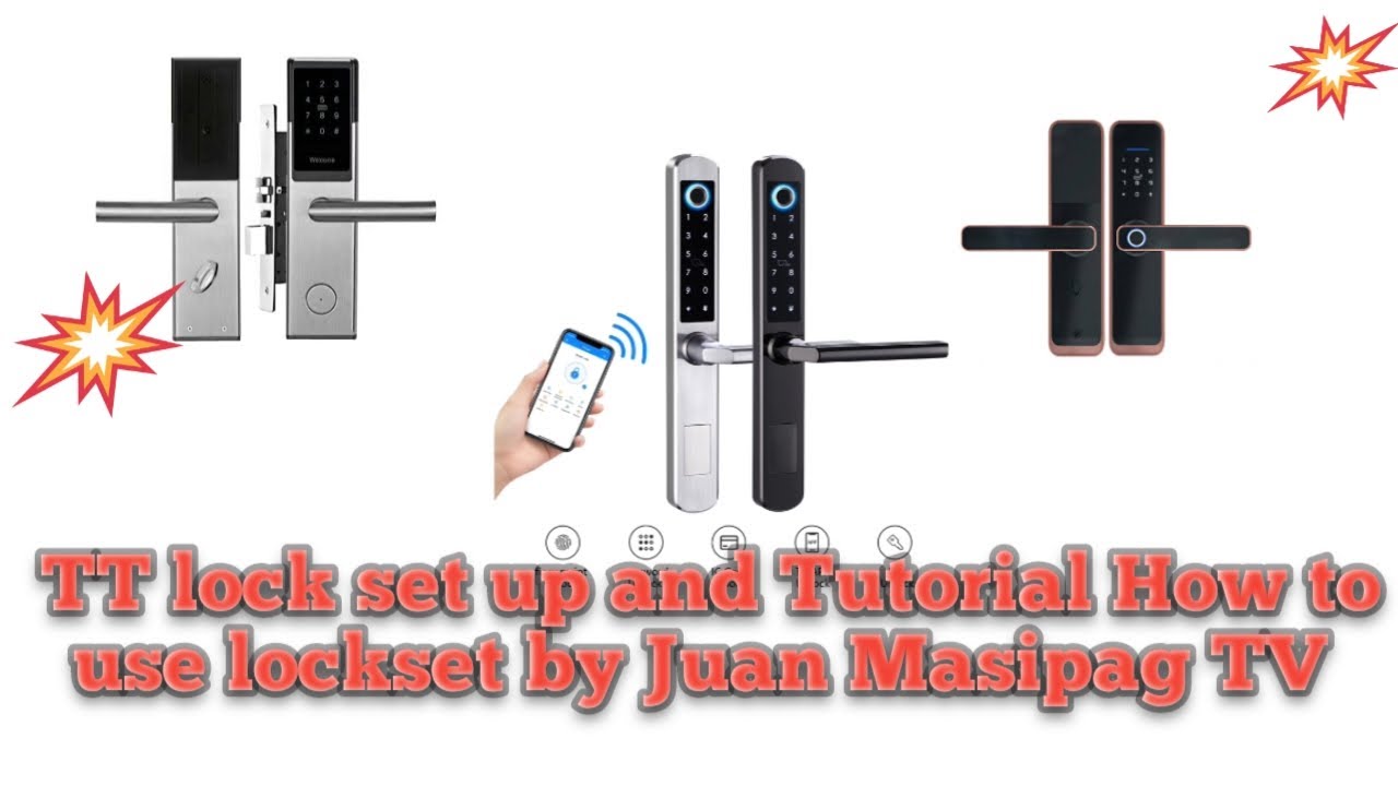 TT Lock set up Tutorial How to use the lockset by Juan Masipag TV - YouTube