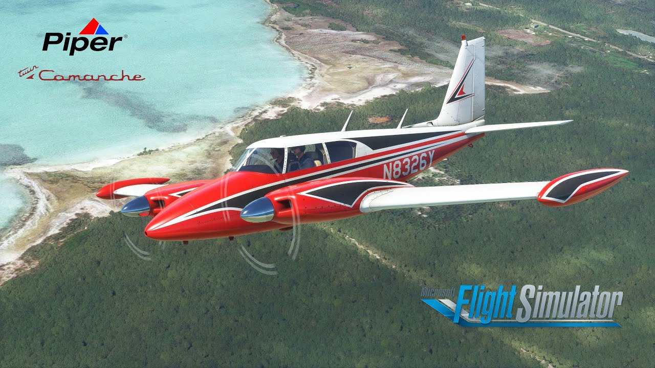 Shrike (Blackbird) PA-30 Twinkie - Test flight over the Caribbean ...