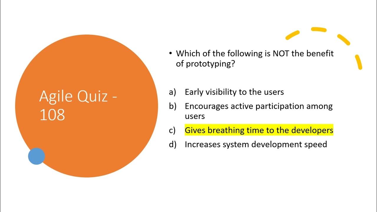 Agile quiz 108 - YouTube