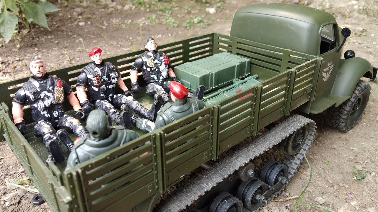 1/16 RC Half-track Transporters & Fail compilation - YouTube