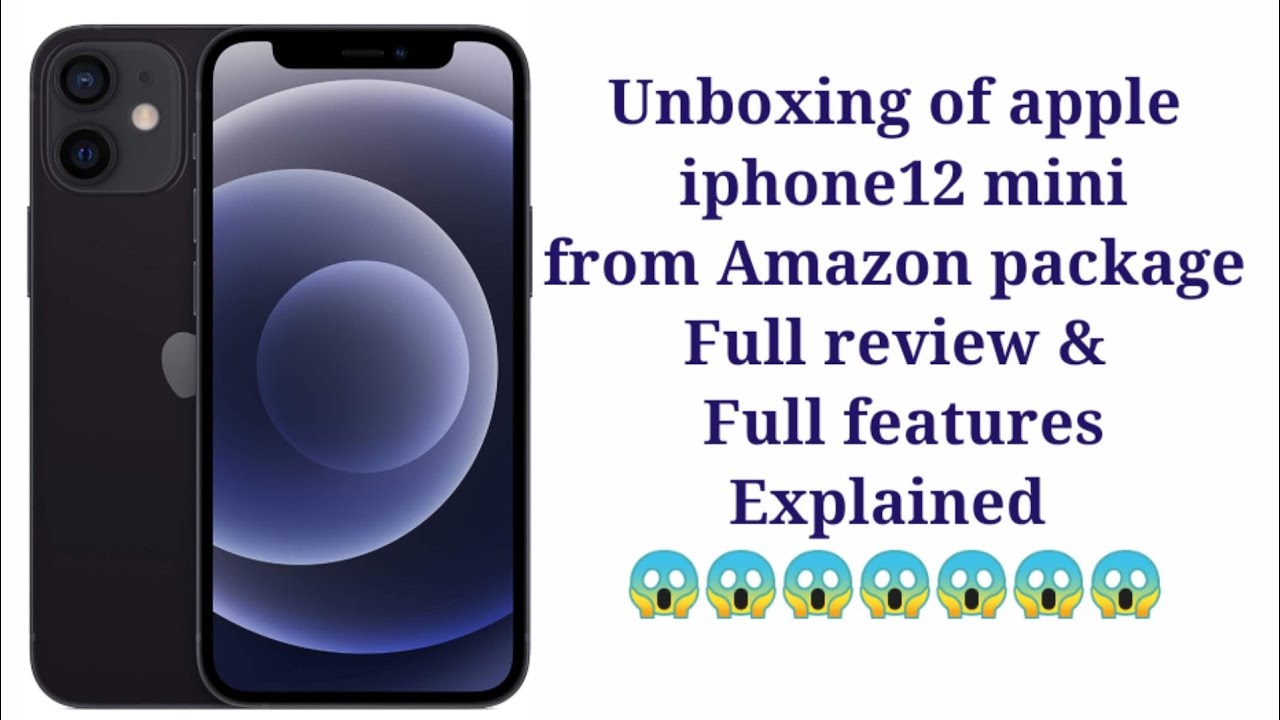 Unboxing of apple iphone 12 mini from Amazon package full review and ...