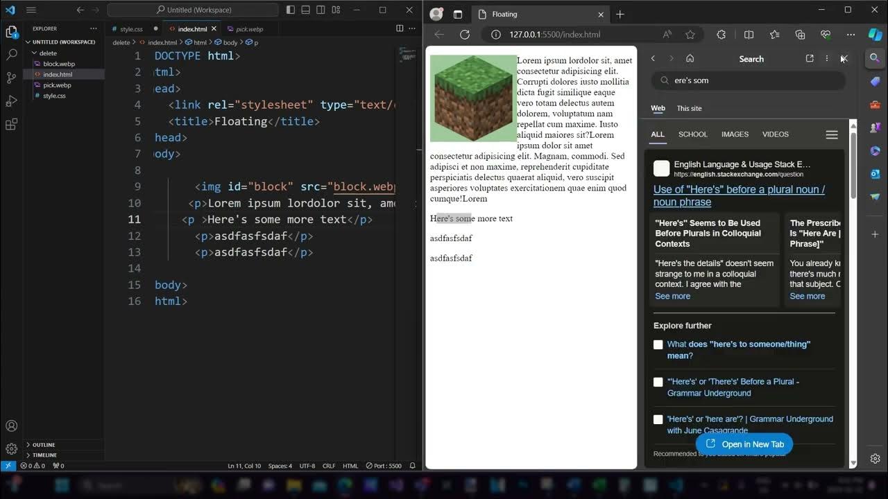 HTML - Float & Clear with CSS - YouTube