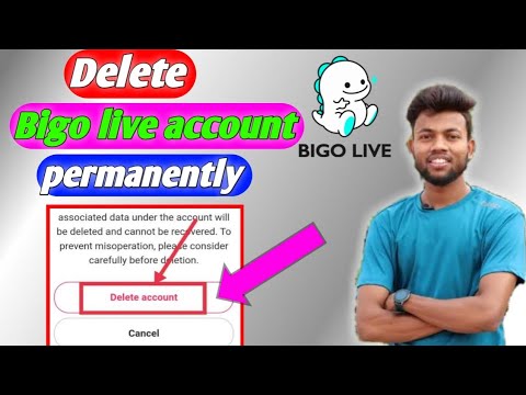how to delete bigo live account permanently | delete bigo live account